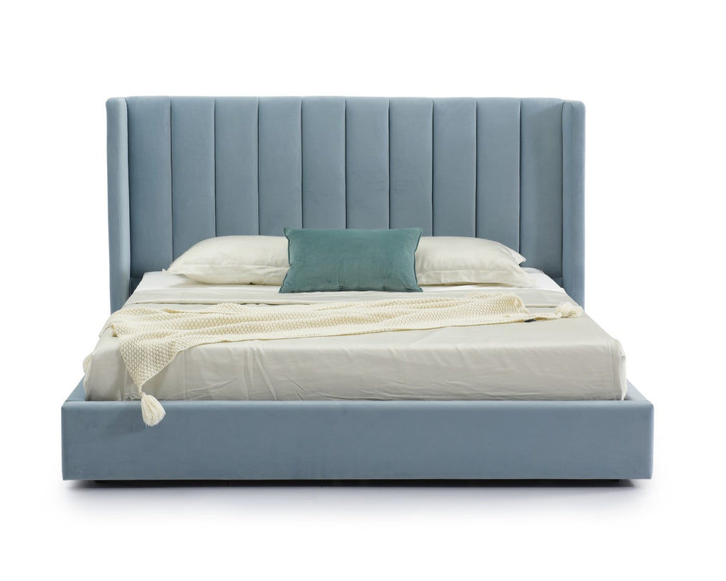 Sky Blue Chantel Bed | Soft Chantel Bed | DIANA STORE